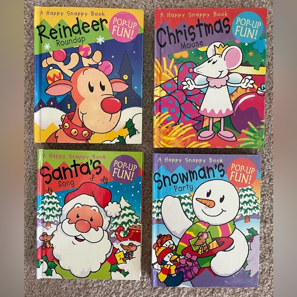 Millbrook Press | Other | Rare Vintage Happy Snappy Christmas Pop Up 4 ...